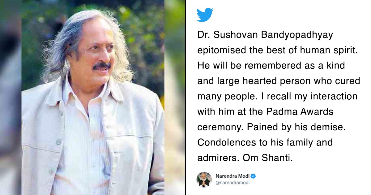 Condolences Pour In As Bengal's 'One Rupee Doctor' Sushovan ...