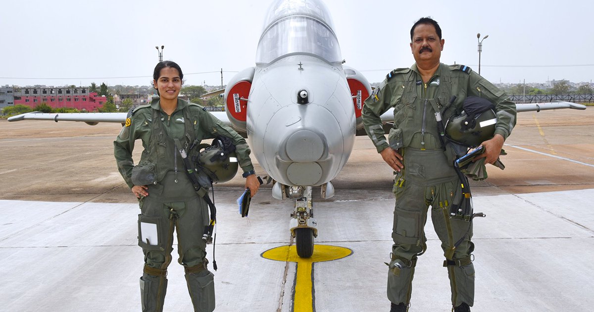 IAF Father-Daughter Duo Create History By Flying Fighter Jets In Same ...