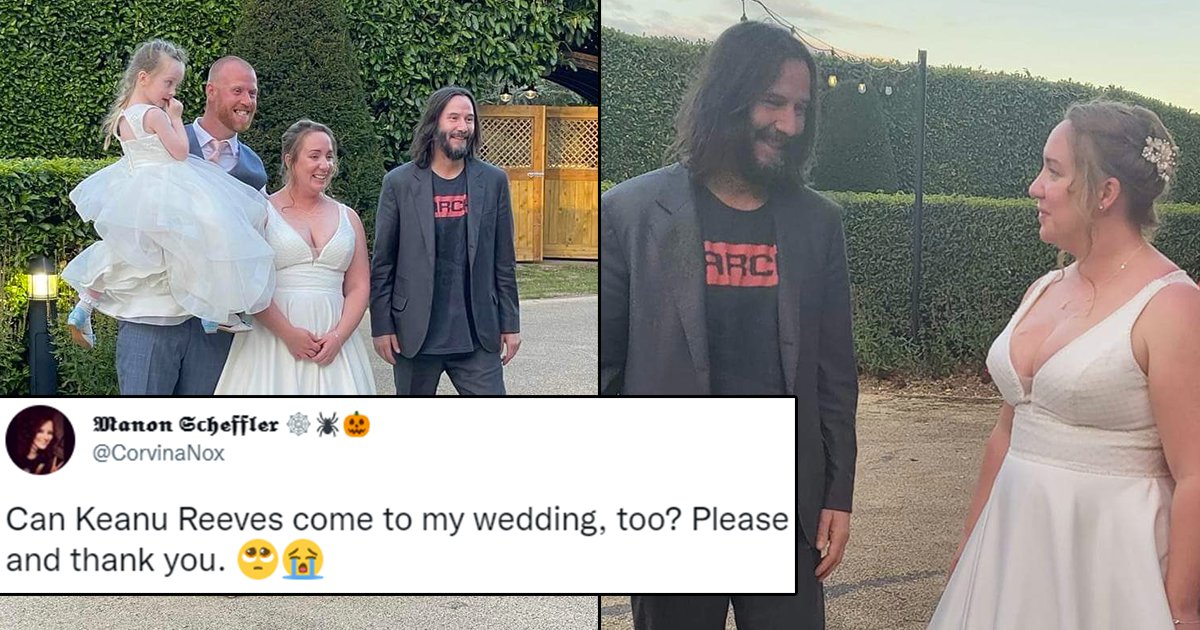 Keanu Reeves Surprised A Couple On Their Wedding & Netizens Want Him On ...