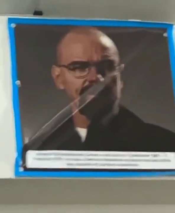 School Uses Breaking Bad's Walter White Pic Instead Of Werner Heisenberg