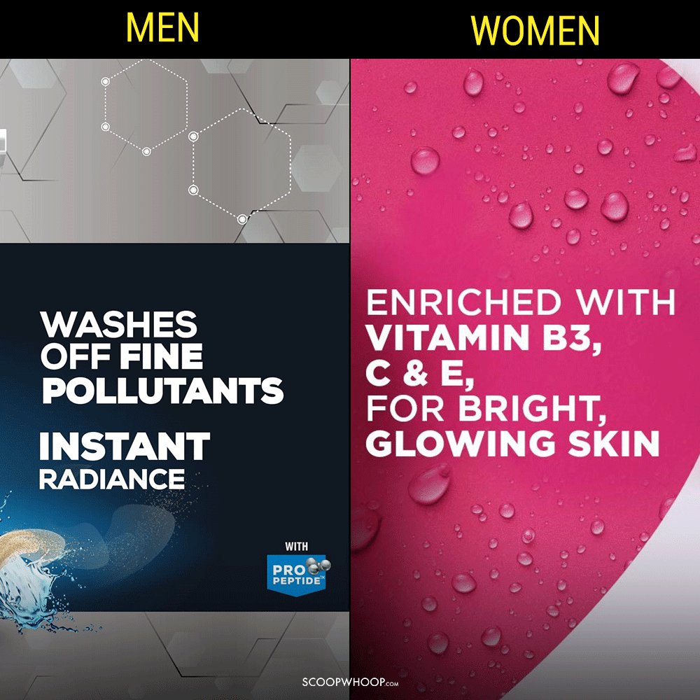 Common Products Marketed Differently For Men & Women For No Logical Reason