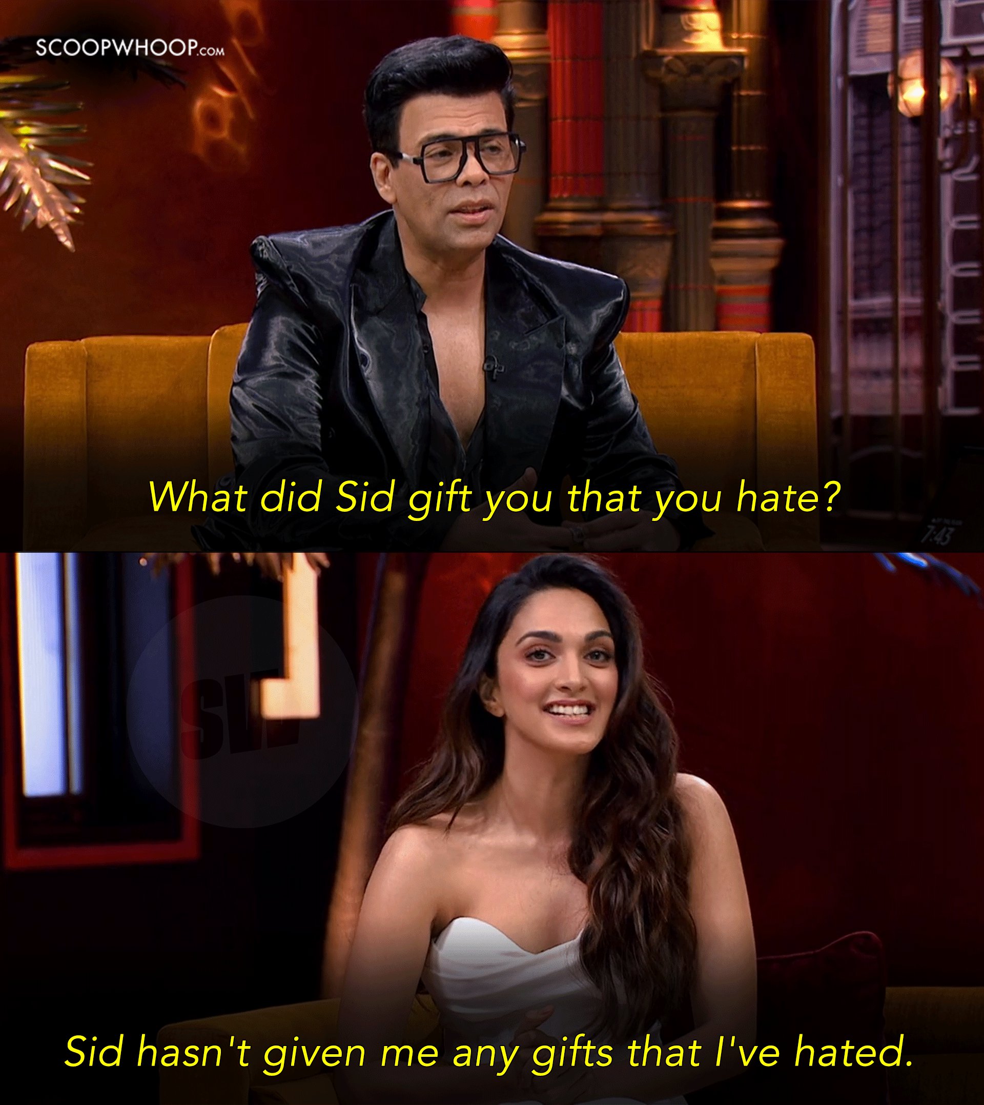 6 Of The Sid-Kiara Moments From Koffee With Karan S7 That Made Us Go "Aww"