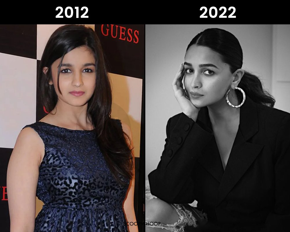 From Deepika Padukone To Alia Bhatt, Here's How Our Favourite Celebs Looked Like 10 Years Ago Vs Now