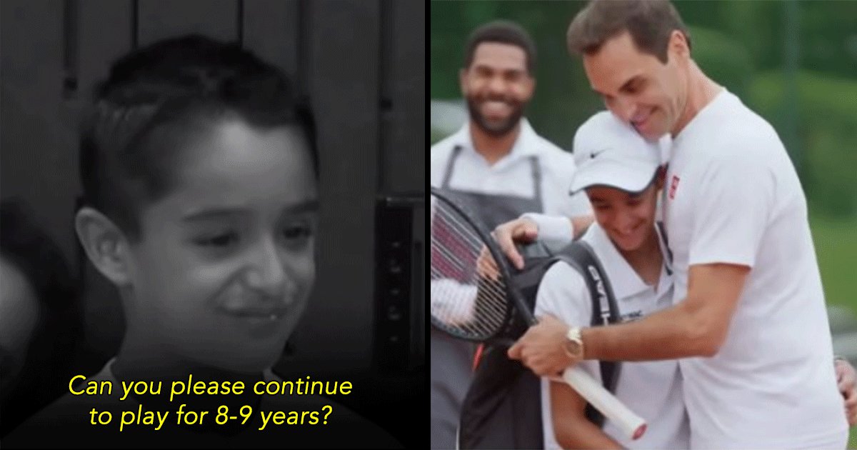5 Years After Making A "Pinky Promise", Federer Surprised This Young Fan