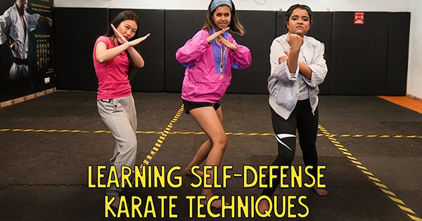 Learning Self Defence Karate Techniques - ScoopWhoop