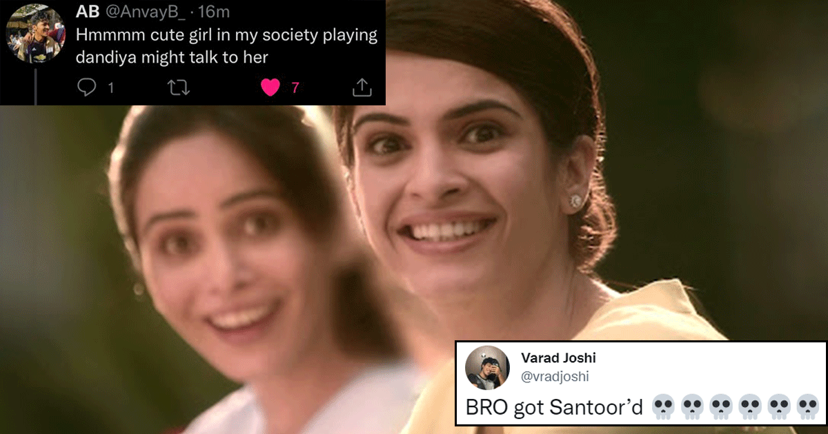 This Man Wanting To Approach A Girl Got 'Santoor'd'