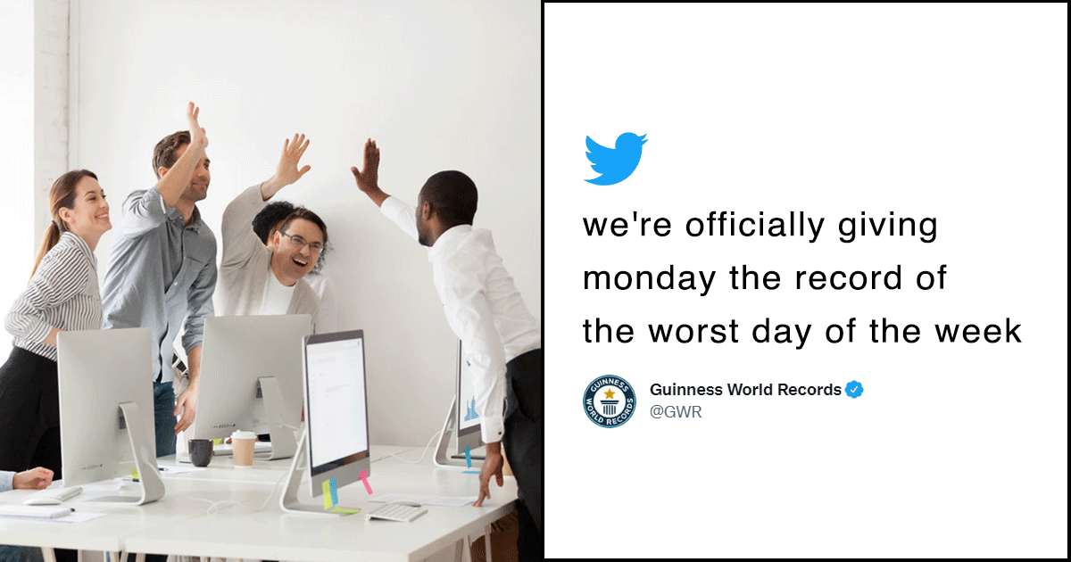 Guinness World Records Declares Monday As The Worst Day