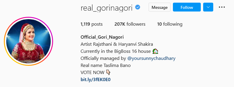 Bigg Boss 16: Everything To Know About Gori Nagori