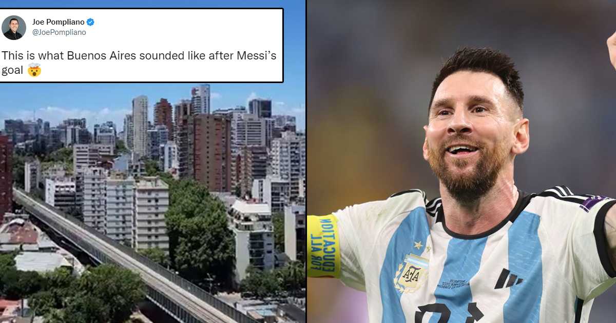 Buenos Aires Erupted In Joy As Messi Scored His First Goal