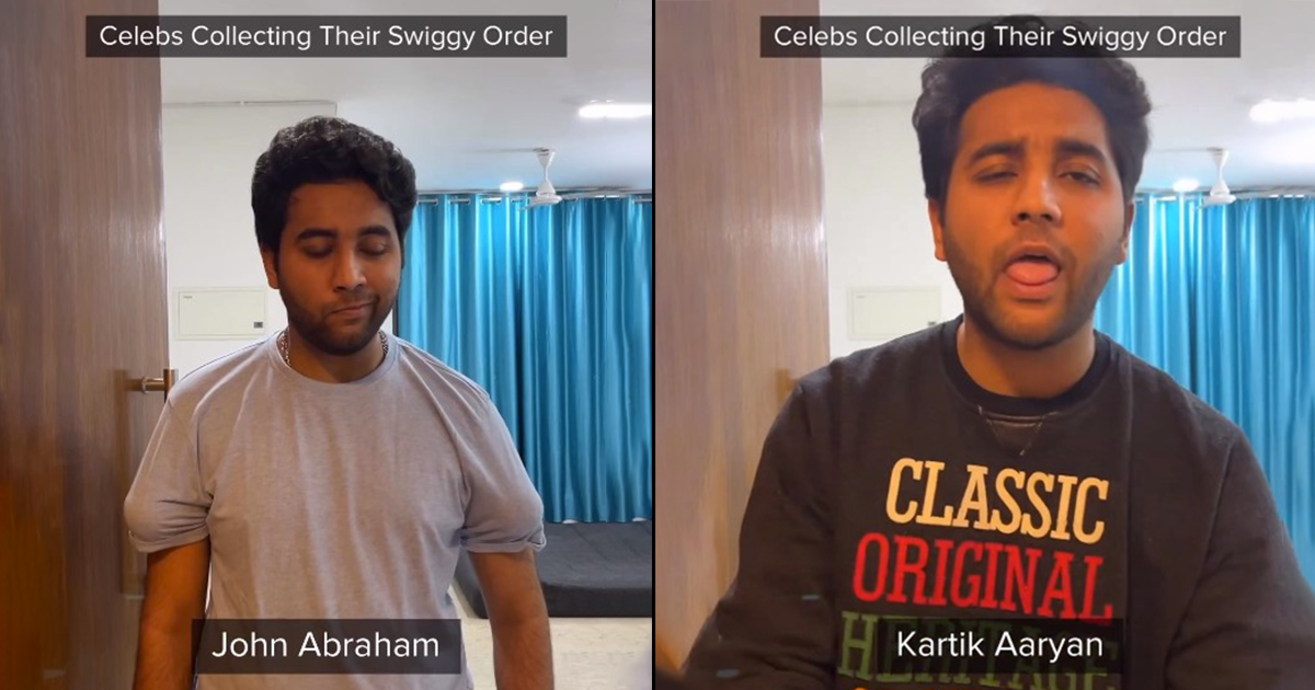 Creator Mimicked Celebs Collecting Their Swiggy Orders
