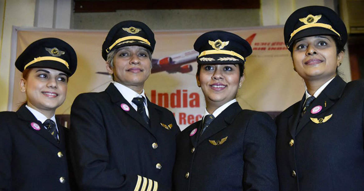 India Has The Highest Number Of Women Pilots In The World