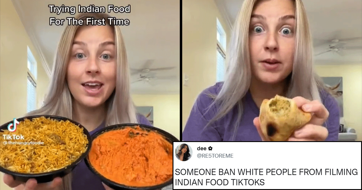This Firang Influencer Has Gone Viral For Eating Indian Food But Desis ...
