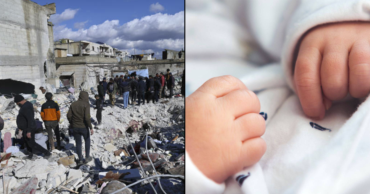A Newborn Baby Was Rescued From Rubble After The Earthquake In Syria