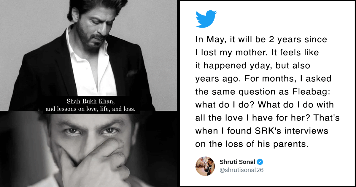 Woman Explained How SRK's Interviews On Parents Helped Her To Move On ...