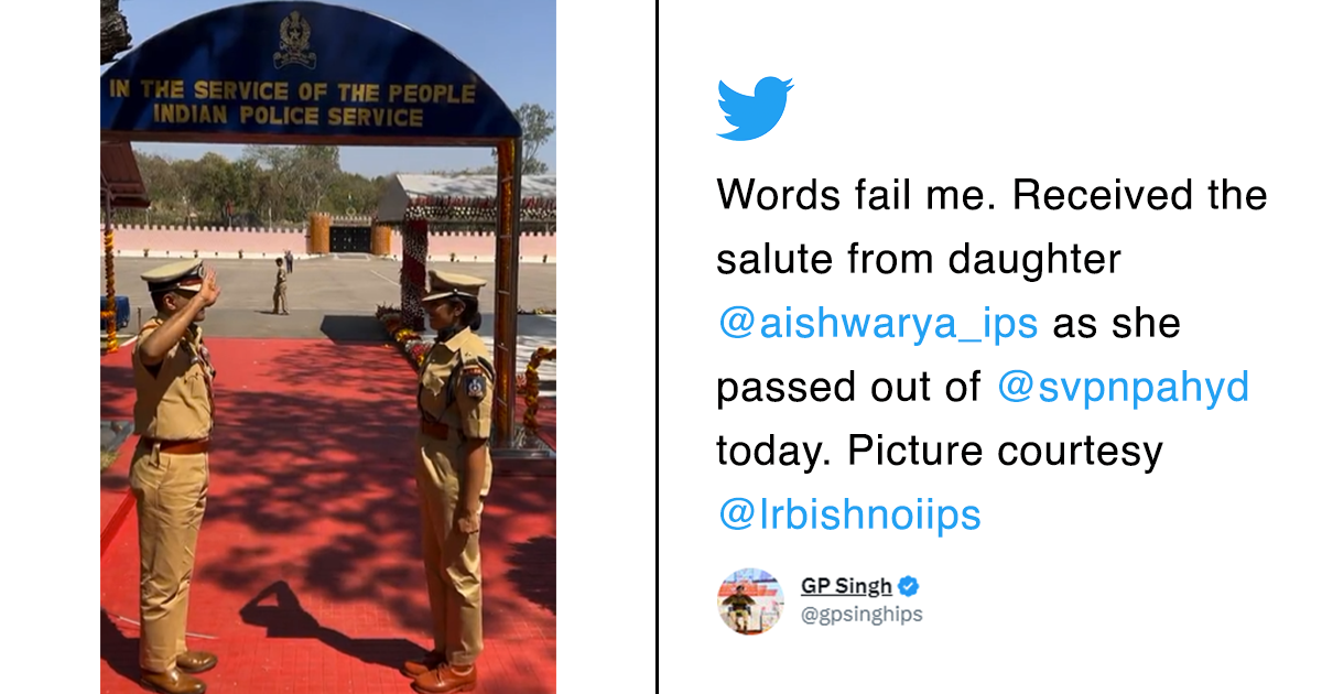 Heartwarming: This Assam Police Chief Saluted His Daughter At Her ...