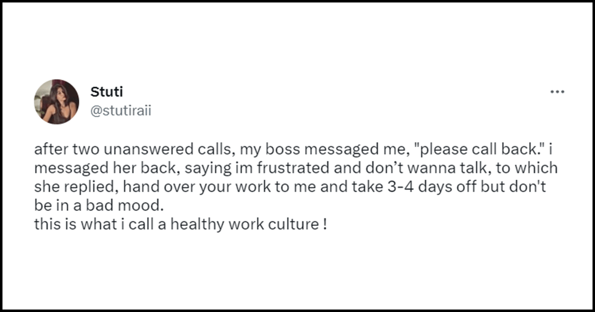 A User Shares That What It Takes To Make A Healthy Workspace