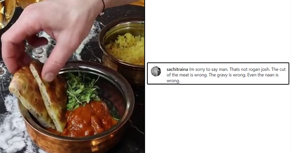 Rogan Josh & Naan Made By Gordon Ramsay Has Left Many Angry
