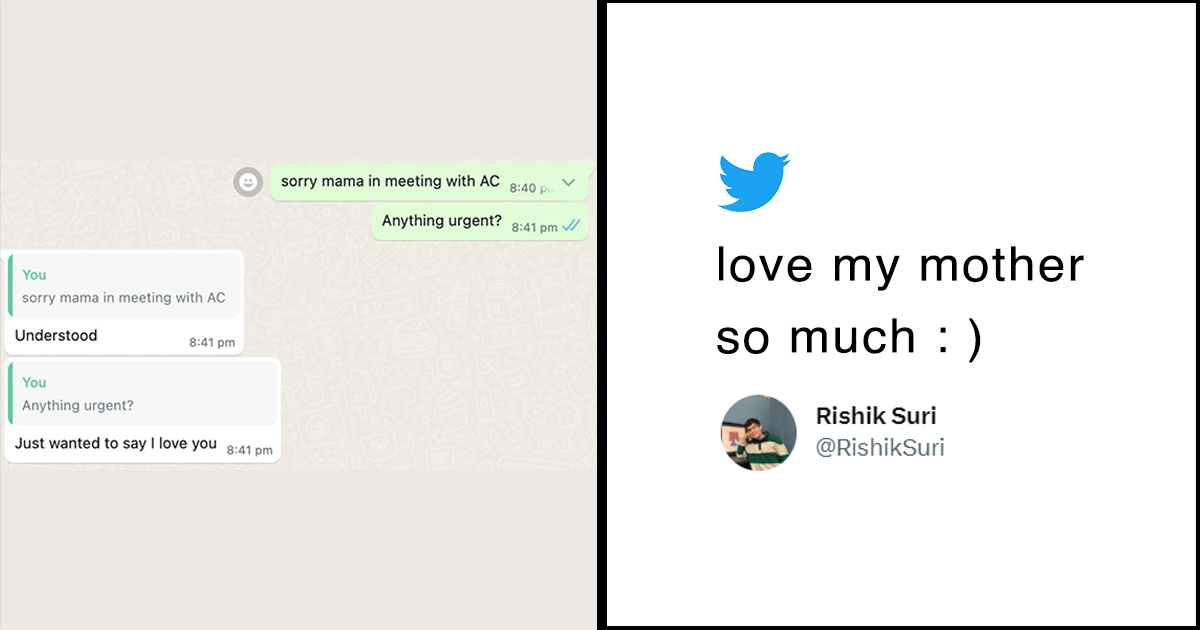 This Man Shared The Message His Mom Sent Him While He Was Busy ...