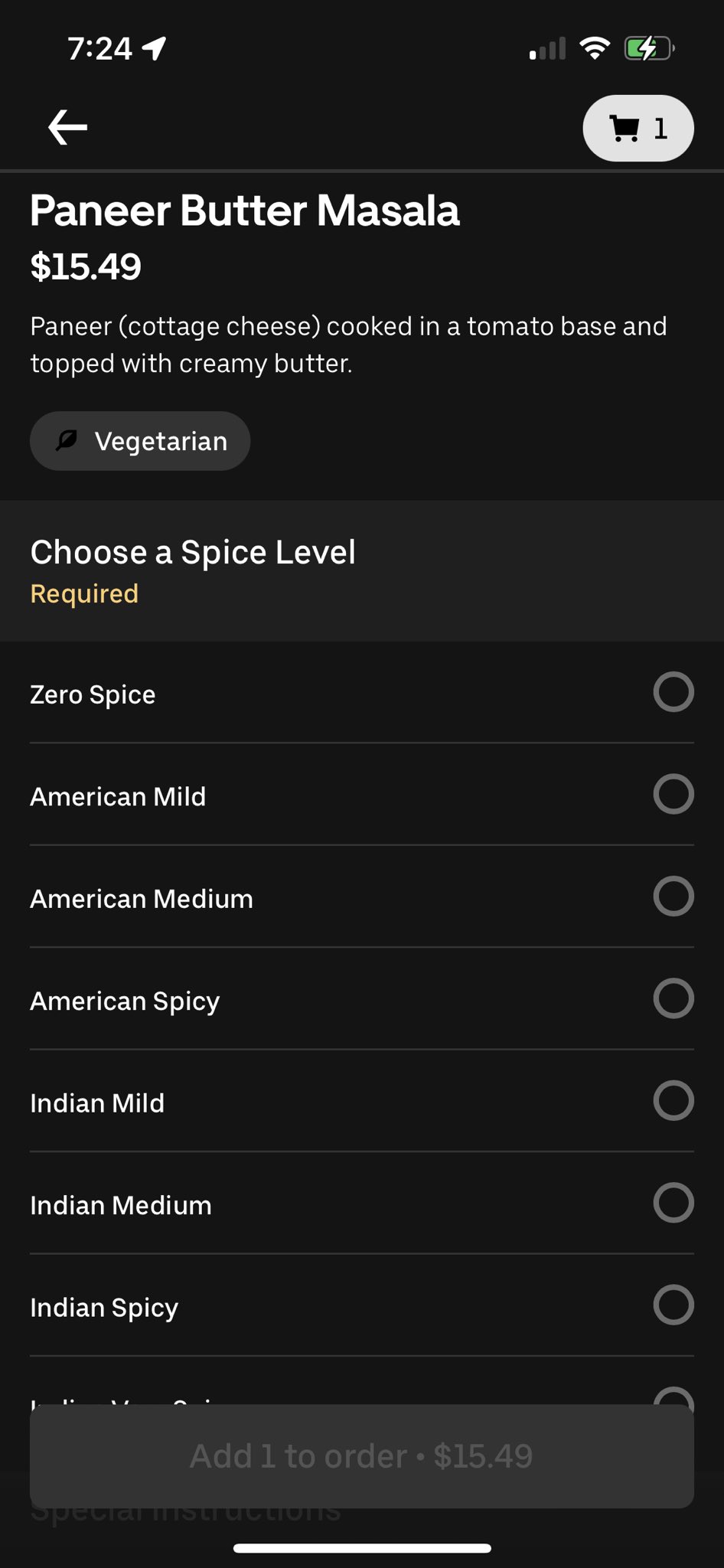 This US Restaurant Mentions Spice Levels In Its Food Menu