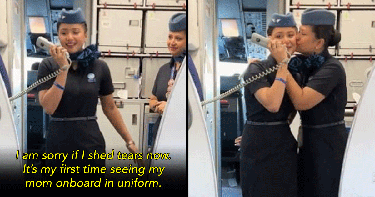 This Mom-Daughter Duo Sharing Cabin Crew Duties On Mother’s Day Is ...