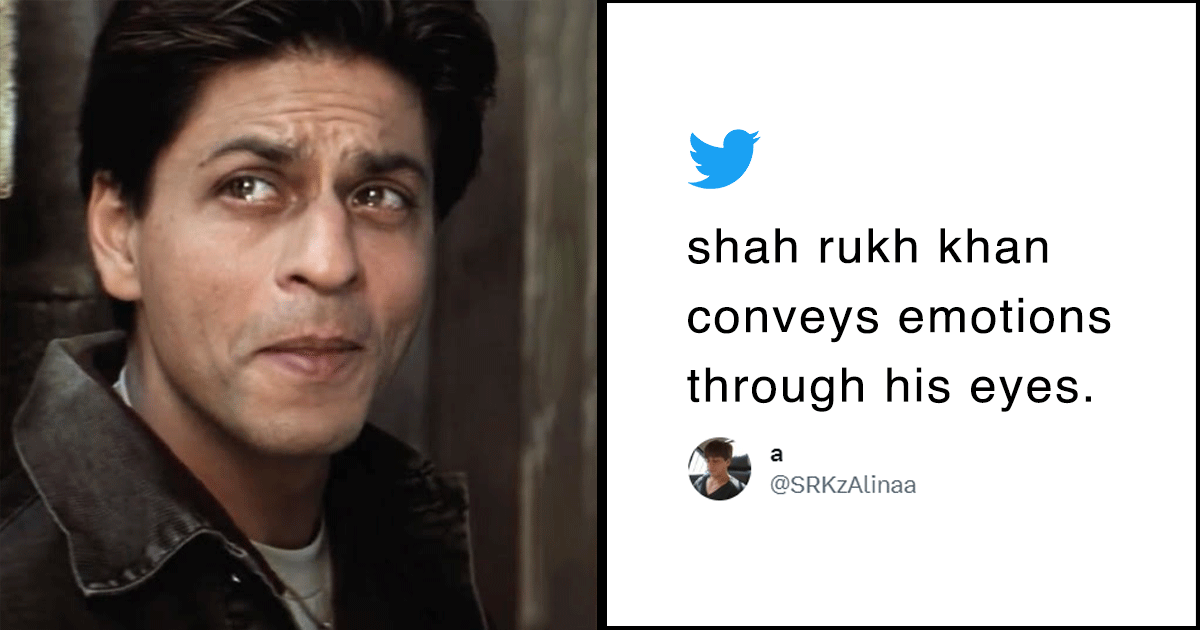 This Clip Aptly Describes How SRK Expresses Through His Eyes