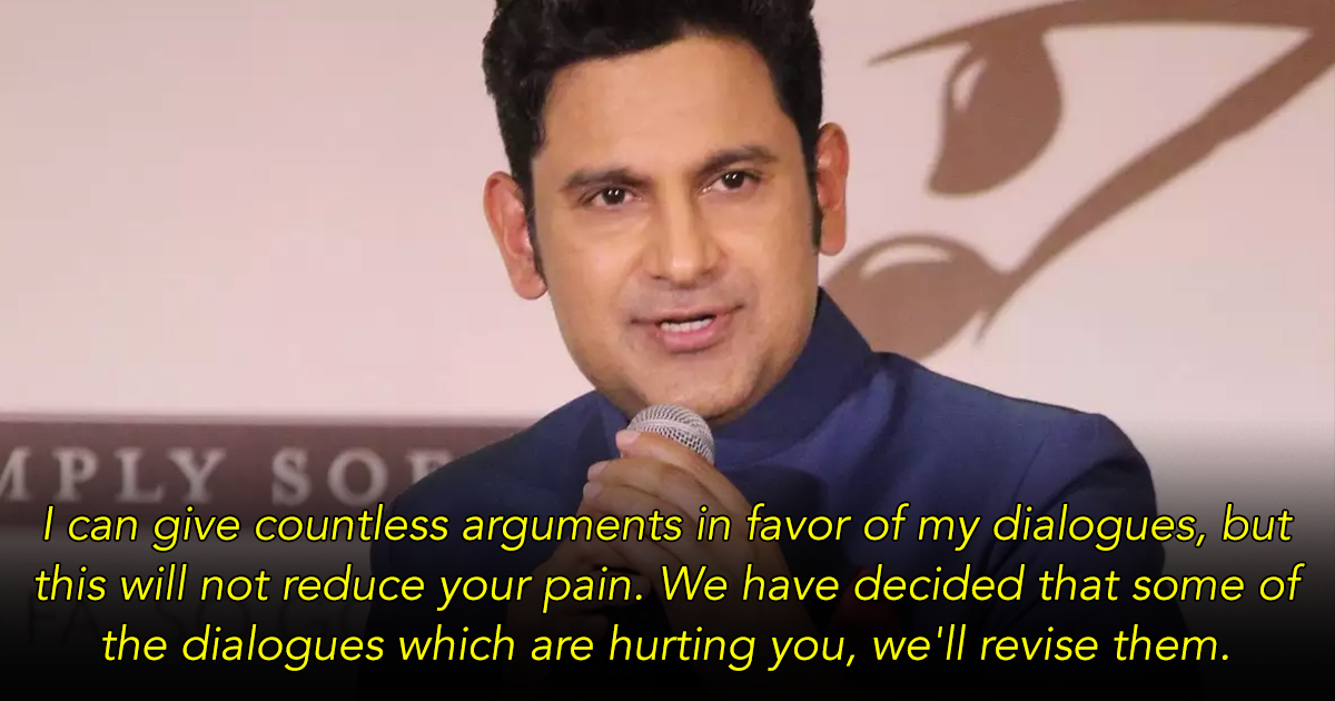 Adipurush Dialogue Writer Reacts To Backlash Adipurush Dialogue Writer Reacts To Backlash