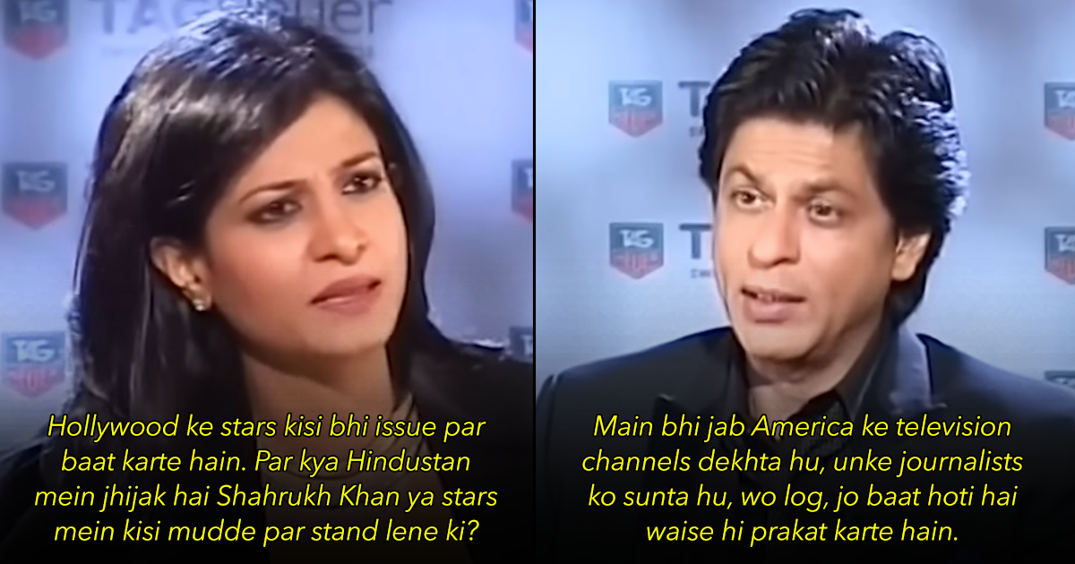 SRK Talks About The 'Masala' In Celebrity Interviews