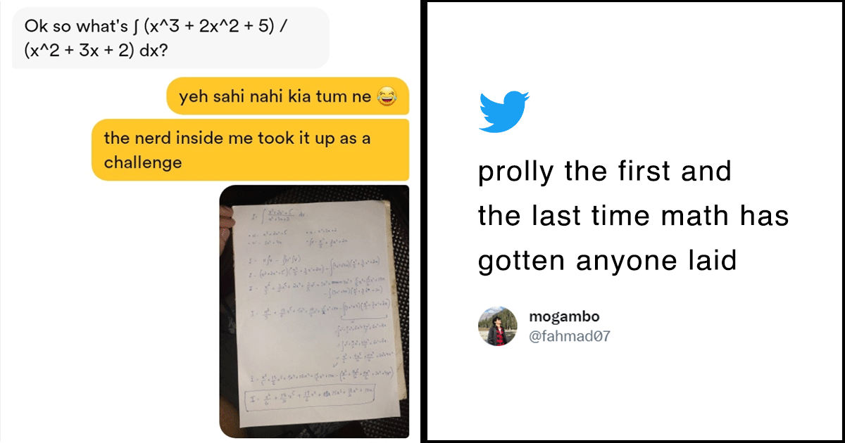 This Guy Took Math Challenge To Impress A Girl On Dating App