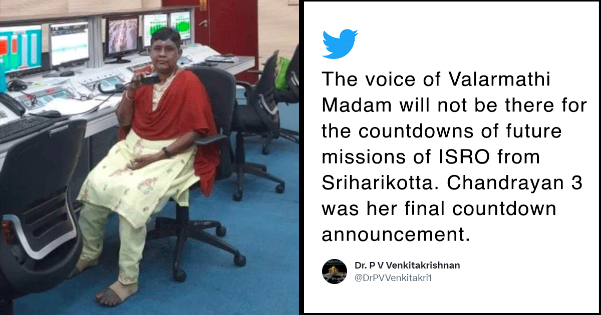 N Valarmathi, Voice Of ISRO Launch Countdowns, Passes Away