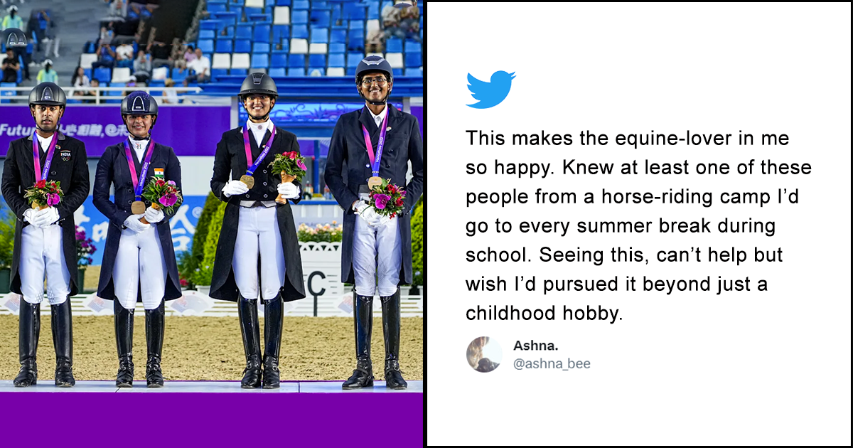 Indian Equestrian Dressage Team Wins Gold At Asian Games '23