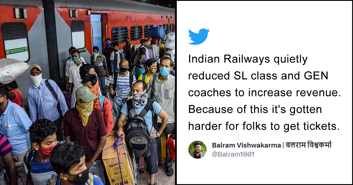 Viral Tweet Talks About The Rush In Long-Distance Trains