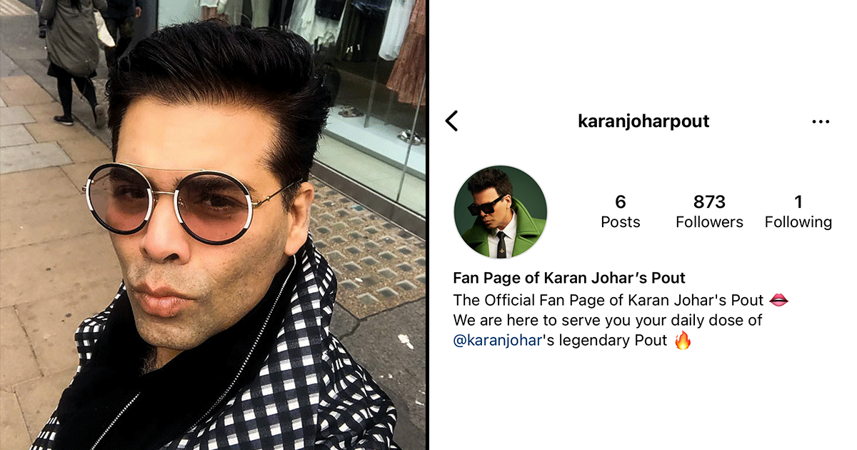 Karan Johar's Pout Now Has A Fan Page For It