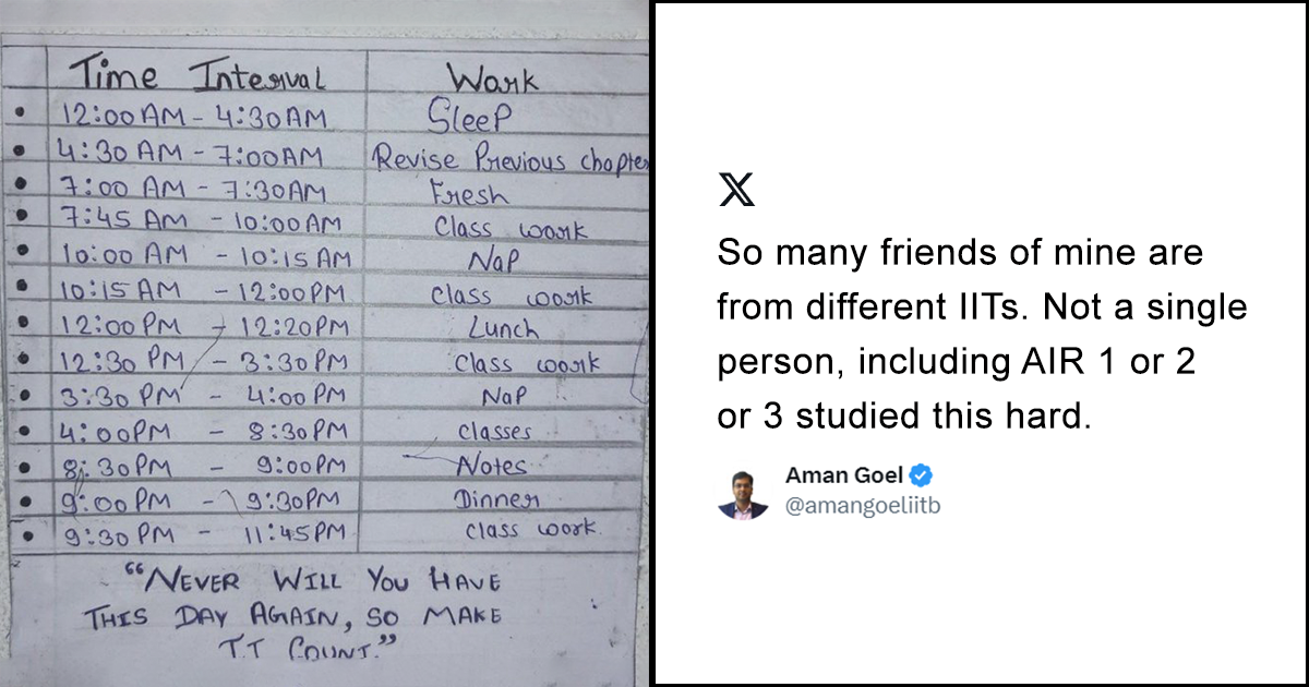 This Student’s Timetable Is Circulating On The Internet But People Are ...