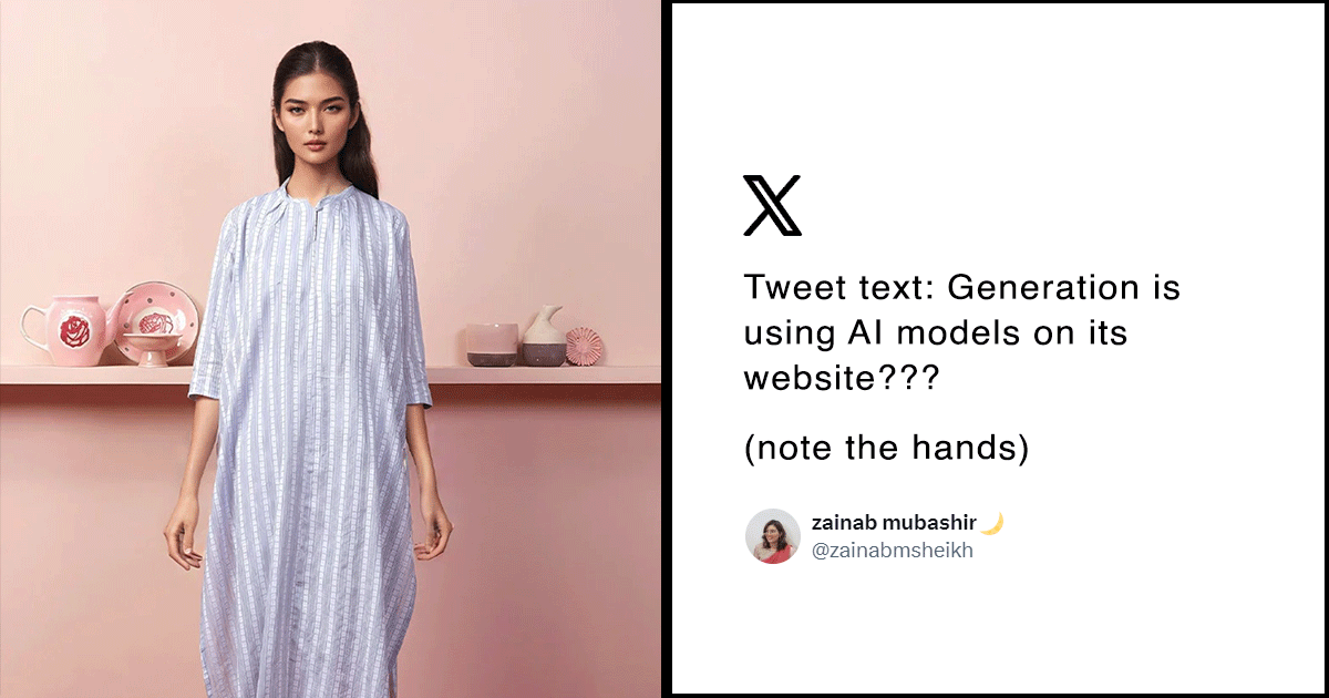 This Apparel Brand Is Using AI Models For Its Website & People Are ...