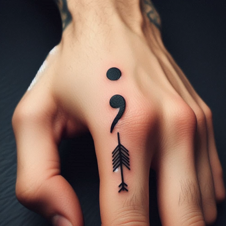 40+ Semicolon Tattoo: Meaningful Designs & Symbolism for Your Body