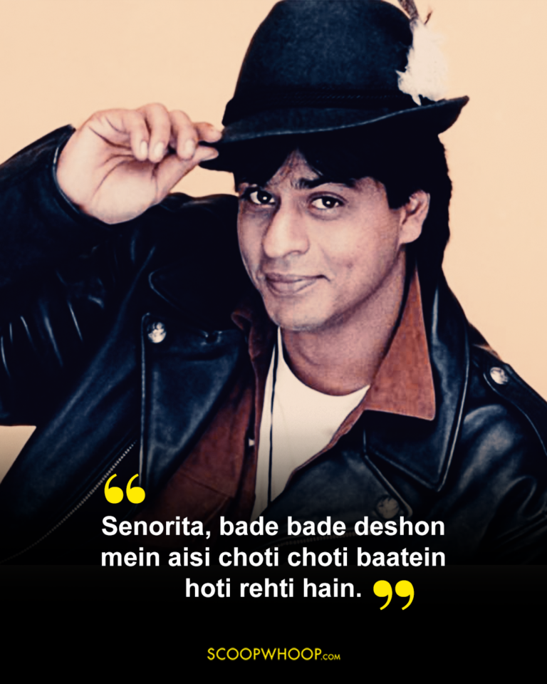 100 Iconic Shah Rukh Khan Dialogues: Romance, Motivation, Friendship & More