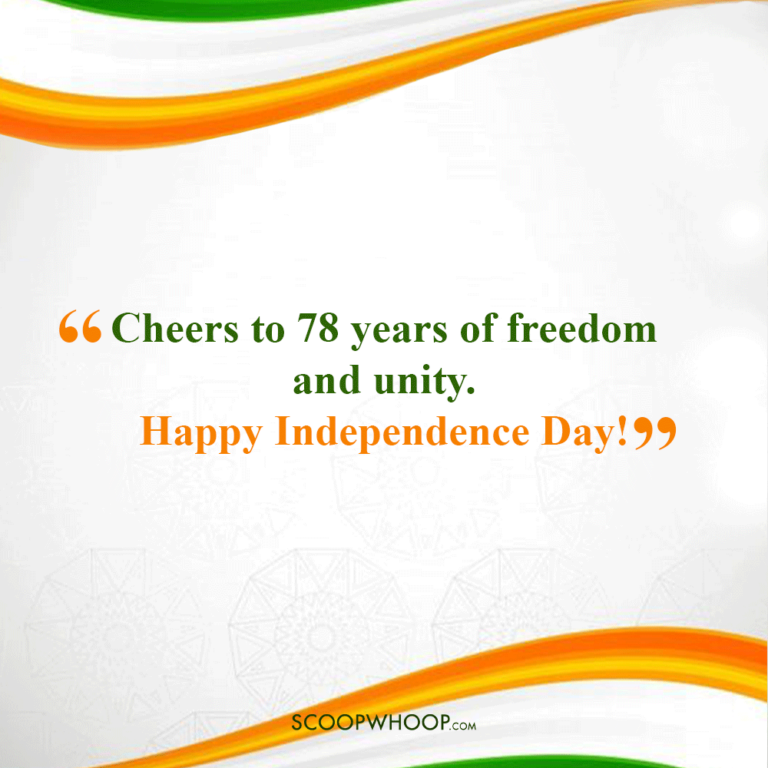 70 Best Short Independence Day Quotes: Heartfelt and Patriotic Messages ...
