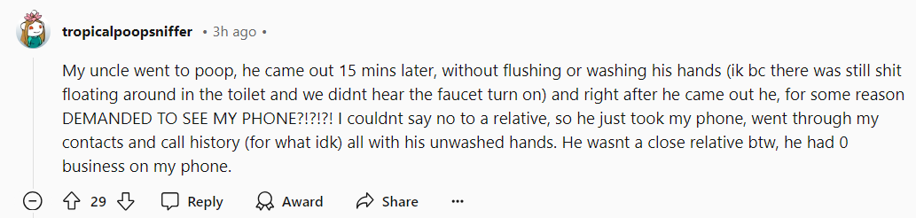 People Share The Weirdest Incidents With Guests