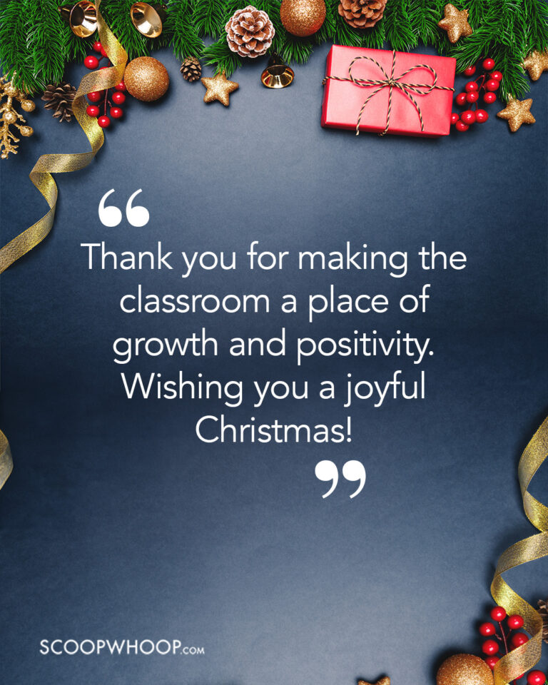 100+ Christmas Wishes for Teacher: Heartfelt Messages & Greetings from ...
