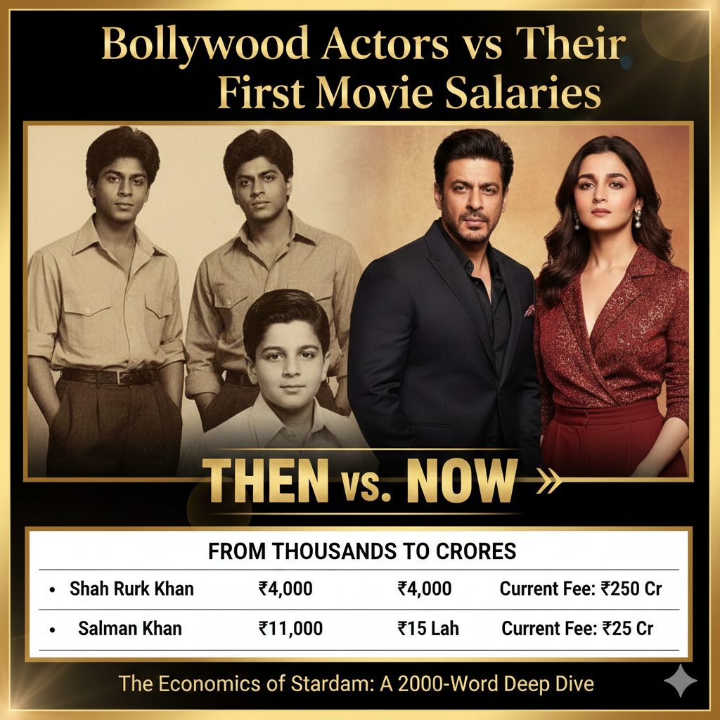 Bollywood Actors vs Their First Movie Salaries - ScoopWhoop