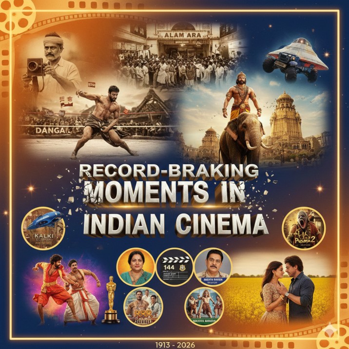 Record-Breaking Moments in Indian Cinema: A Century of Cinematic ...